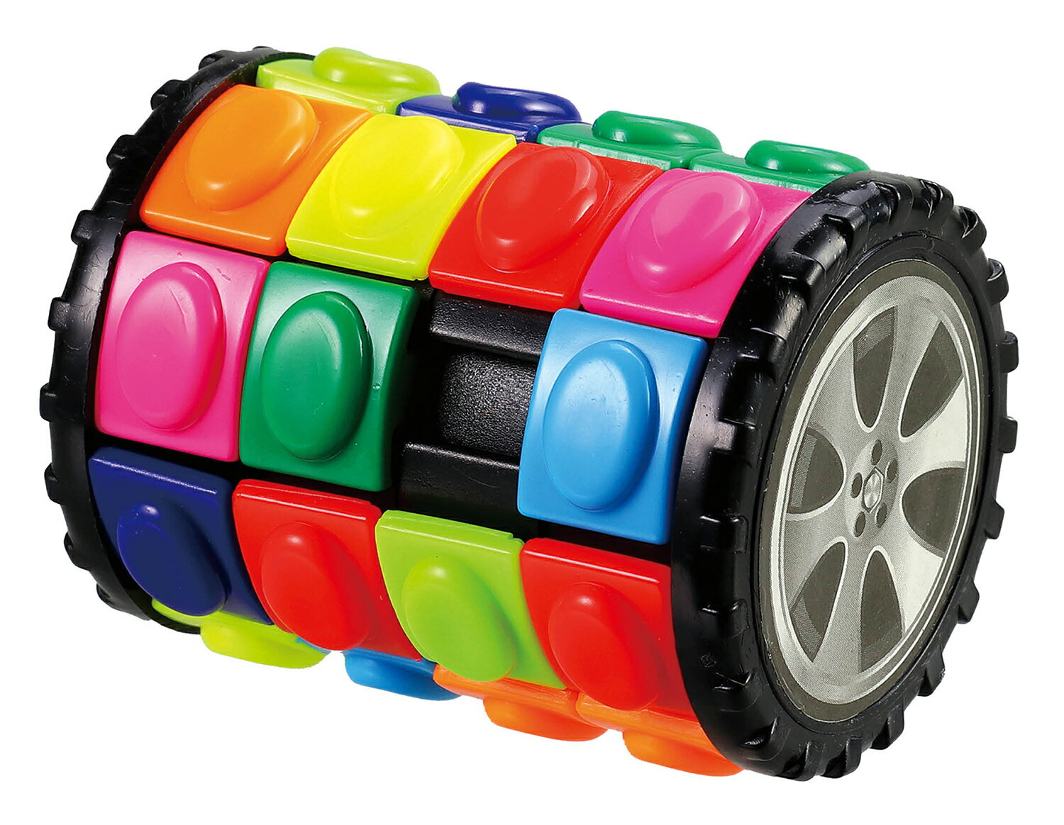 指先を刺激する定番の知育パズル！商品サイズ／Φ40×53mm1個重量／41g材質／PSセット内容／本体×11個梱包形態／袋入