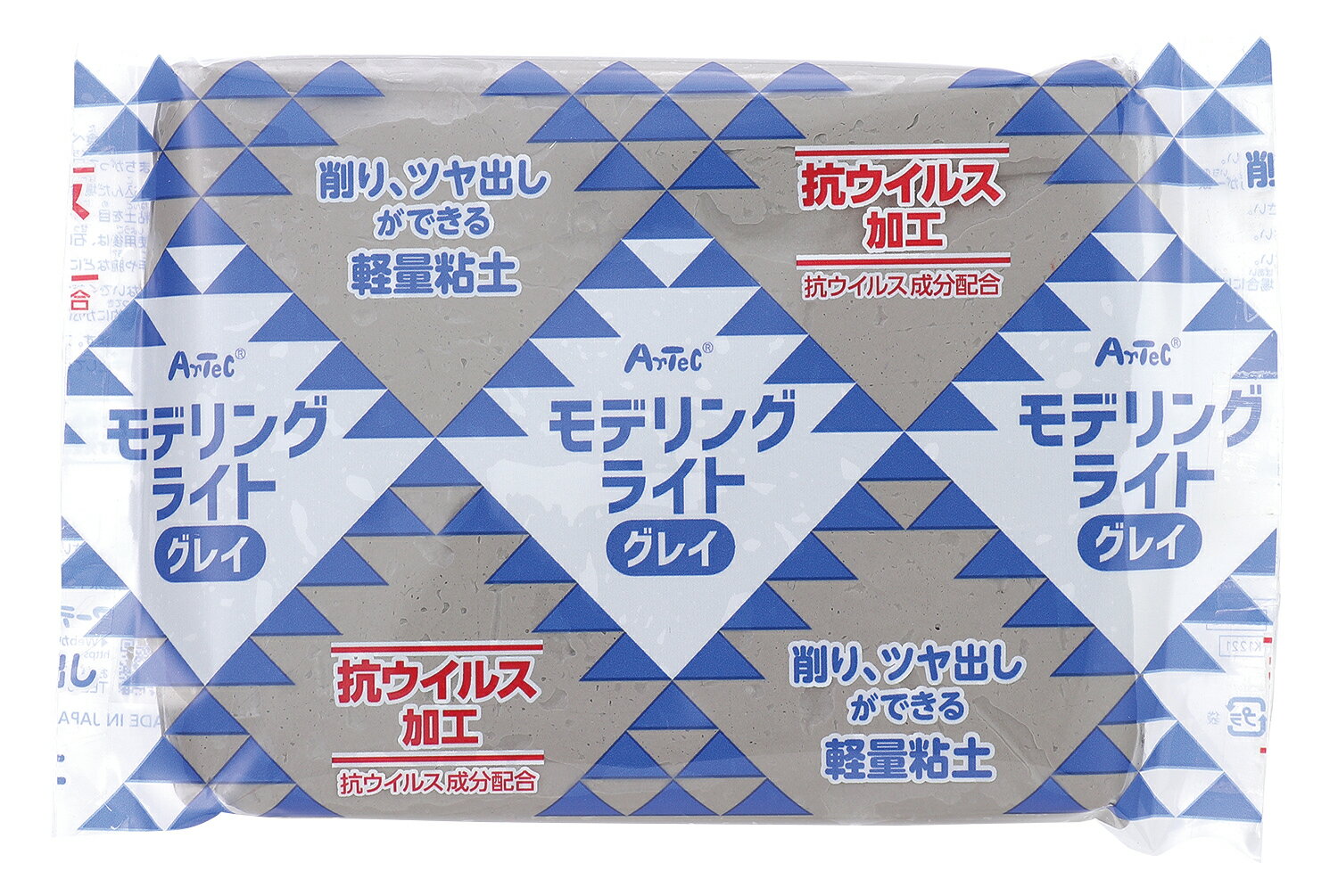 抗ウイルス加工ねんど 商品サイズ／約120×20×140mm1個重量／150g材質／樹脂中空体、石粉他セット内容／本体×11個梱包形態／