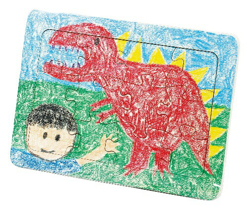 無地の木製のパズルです。お絵かきをして自分だけのパズルを作ることができます。商品サイズ／210×148×4.5mm1個重量／72g材質／木セット内容／本体×11個梱包形態／袋入り