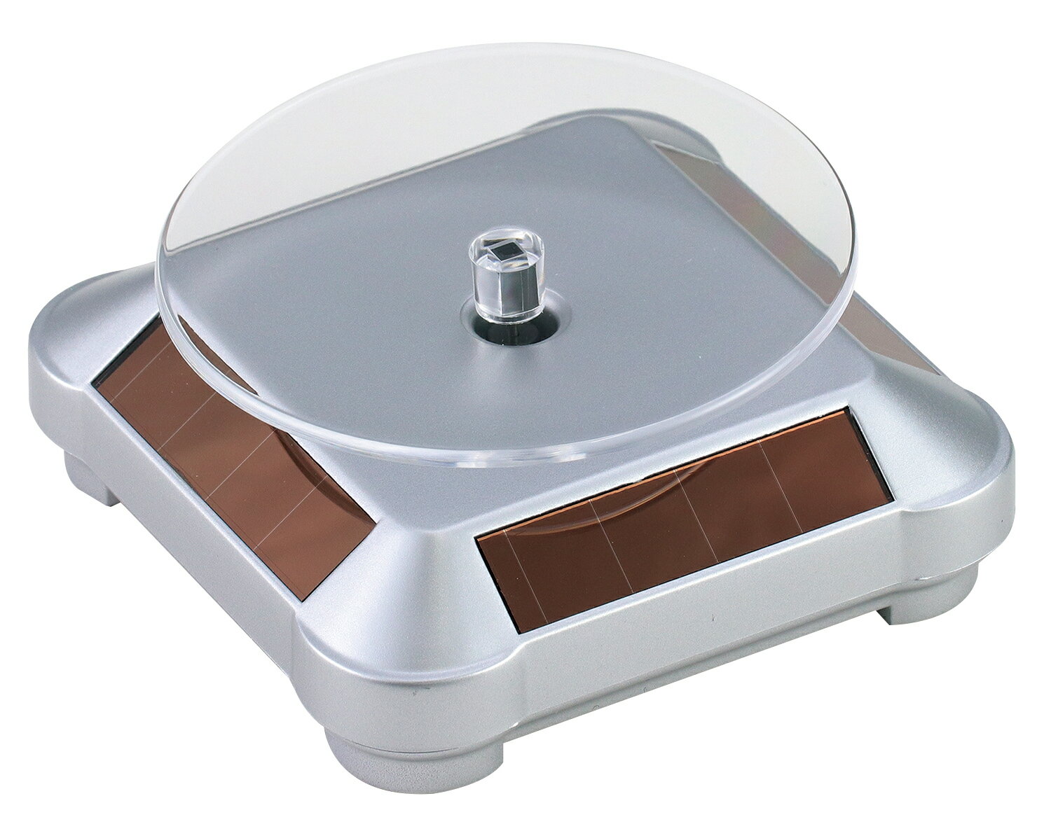 360°鑑賞できる、回転台！商品サイズ／100×100×45mm1個重量／100g材質／ABSセット内容／本体×11個梱包形態／化粧箱