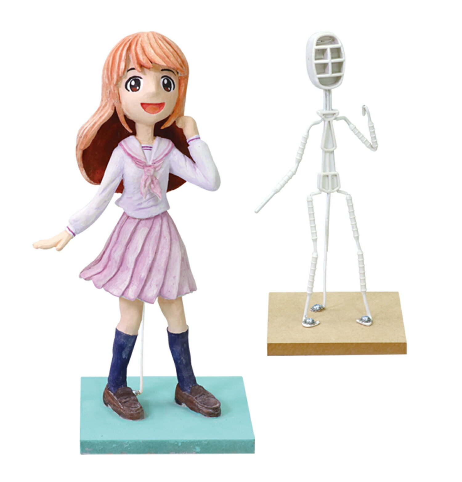 ■削って磨くことができ、細かい造形に向いている粘土です。●緻密できめ細かい表現が簡単にできます ■非常にきめ細かく芯材を使った作品ができます。■乾燥後にナイフや彫刻刀、やすりなどで自由に加工できます。■乾燥後はペーパーで磨くと、石像のような...