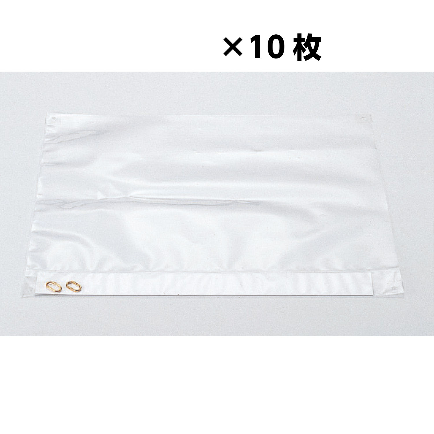 吊りカン付商品サイズ／340×400mm1個重量／g材質／ビニールセット内容／ビニール展示カバー(8切用)×10枚1個梱包形態／