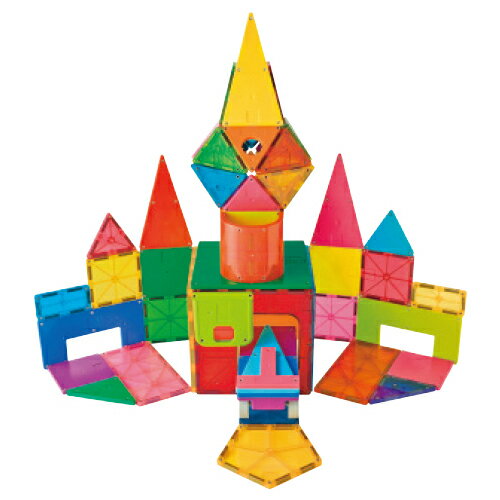 あそび・形・色の3つのきほんがそろった、ピタゴラスの新定番セット！●内容／全58パーツ、知育あそびブック●サイズ／パッケージ：40×7×30cm●重量／1900g●材質／HIPS、ABS、MABS、磁石(内蔵式)、紙e211-770