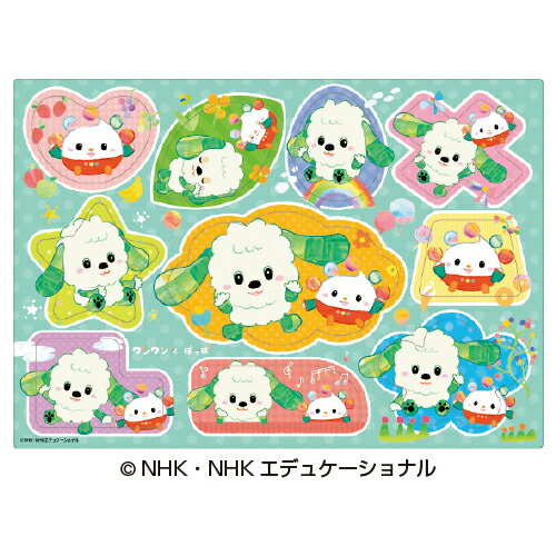 ピースが図形のかたちになっていて組みやすい。●内容／パズル1枚（10ピース）●サイズ／38×26cm●材質／紙e211-889