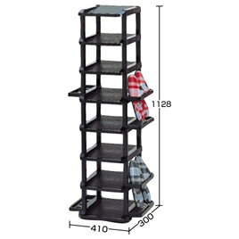 工具不要のカンタン組立！●材質／ポリプロピレン※スリッパは商品に含まれておりません。e121-190