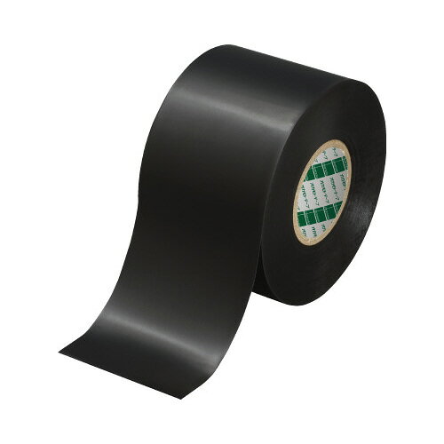 ●寸法／幅50mm×20m●厚さ／0．20mm●基材／ポリ塩化ビニル●粘着剤／ゴム系●種別／JIS規格適合●カラー／黒k2053-3380