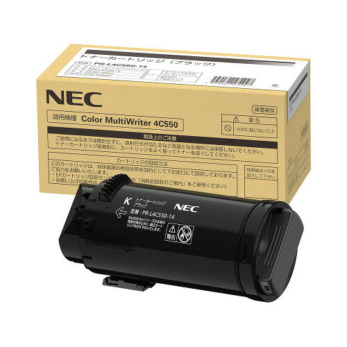 ●メーカー名／NEC●対応機種／ColorMultiWriter4C150（型番：PR−L4C150）●カラー／ブラック●印字可能枚数／6，000●型番／PR−L4C550−14●種別／純正品k2054-0616