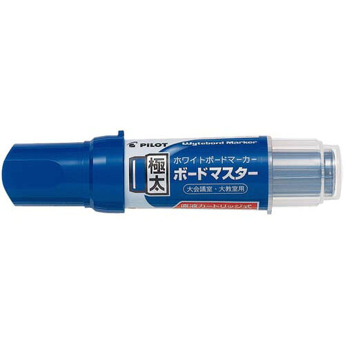 ●濃くはっきり書ける！ 人気の直液式。　●インク色／青●ペン先／極太平芯●線幅／5．0〜12．0mm●油性顔料インク（アルコール系）●直液カートリッジ式●芯の交換可能●軸・キャップ・尾栓部分は再生PP●詰替方式●専用カートリッジ／P−WMR...