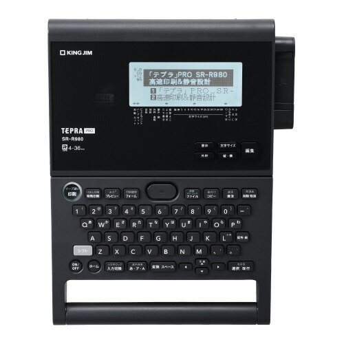 ●寸法/195×252×101mm●質量/約1260g(乾電池・テープ除く)●書体/漢字11・かな15・英数19書体●電源/ACアダプタ、単3形アルカリ乾電池×6本(別売)、単3形ニッケル水素電池×6本(別売)●付属品/ACアダプタ(AS1...