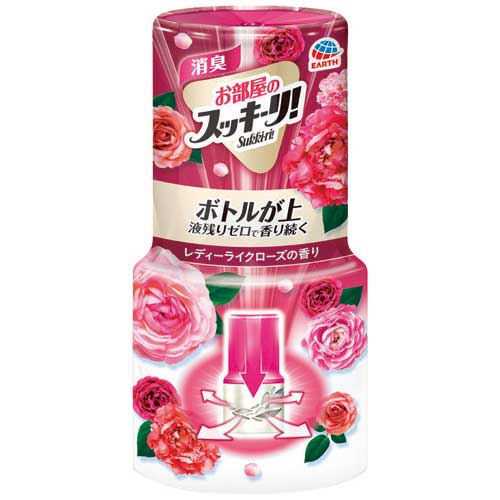 「ボトルが上」だから液残りゼロで香りが続きます。●内容量[ml]：400●内容量：400ml●香り：レディーライクローズの香り●成分：香料(天然精油配合)、非イオン界面活性剤、植物抽出物(植物系消臭剤)、イオン系消臭剤、強力デオドライズパウ...