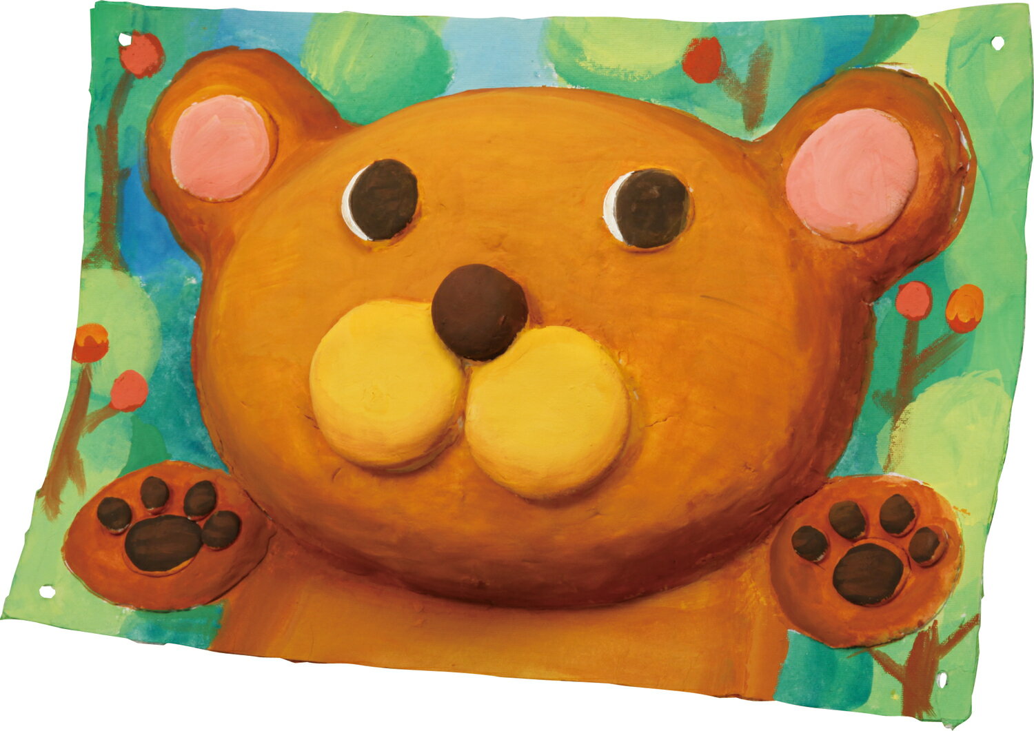 ■目と口穴の開閉が選べ、タテヨコと使い方自由。様々な素材を使って作品が作れます。■フチの四隅には穴が開いており、ひも等で壁につなげて作品が展示できます。■フチを切るときはハサミで、面部分はダンボールカッターで切れます。 ●着色できます。●フ...