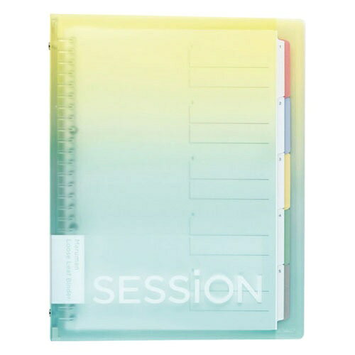 ●外寸：縦276×横218mm●背幅：29mm●リング内径：16mm●穴数：26穴●適正収容：120枚●材質：表紙＝PP，リング＝ABS●ルーズリーフ5枚，スマートレビュールーズリーフ5枚，クリアポケット，Wインデックス（大5山＋小5山）付...