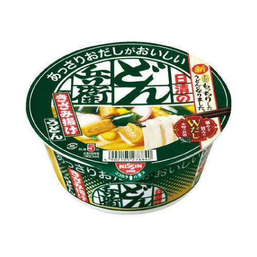 ●種別／きざみ揚げうどん●カロリー（1個あたり）／301Kcal●必要湯量／410ml●賞味期限／商品の発送時点で、賞味期限まで残り60日以上の商品をお届けします。※飲料・食品は、お客様のご都合による返品はお受けできません。※パッケージ及び...