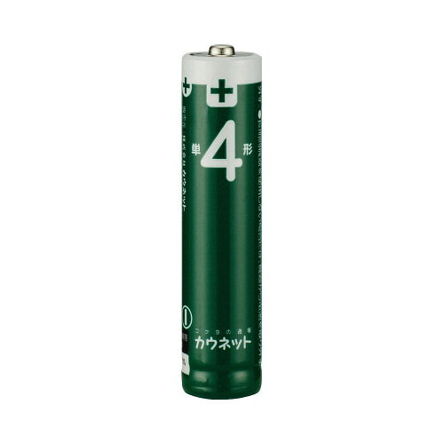 ●種別／単4形●使用推奨期限／製造から5年●電圧／1．5V●規格／JIS規格準拠●箱寸法／幅109×奥行45×高さ47mm●仕様／単4形アルカリ乾電池●製造国／中国●パック形状／4本入りシュリンクパック（ミシン目入）●その他仕様／漏液防止構...