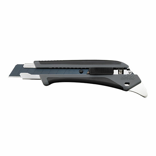 ●品名：ハイパーAL型オートロックグレー●全長：168mm●材質：本体＝PP／エラストマー樹脂，刃＝合金工具鋼o24354