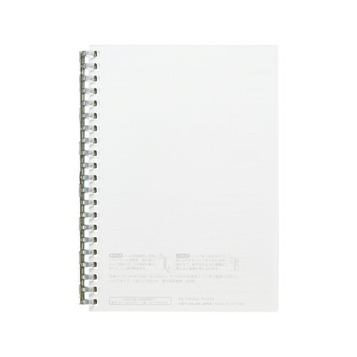 ●罫種類：6mm罫×25行●中紙枚数：30枚●外寸：縦182×横134mm●穴数：21穴●適正収容：40枚●材質：PP，PC，上質紙o25678