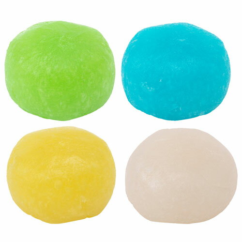 ●仕様：クリアマリン4色●ケース外寸：径114×高60mm●重量：120g（各30g×4個）●材質：寒天，セルロース，無機塩，食品シリカ，食品色素　色：グリーン，ブルー，イエロー，ホワイト各1個o27066