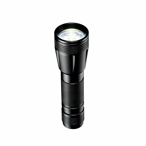 ●外寸：径39×長137mm●重量：164g●使用電池：単4形乾電池3本（別売）●明るさ：強＝約250ルーメン／約9000ルクス，中＝約150ルーメン／約6000ルクス，弱＝約75ルーメン／約3000ルクス●ハンドストラップ付o29640