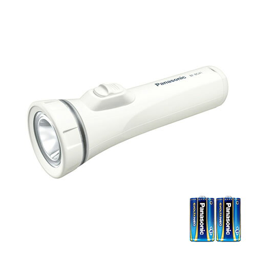 ●外寸：約径66×長195mm●重量：約400g（電池含む）●使用電池：単1形乾電池2本●明るさ：約30ルーメン／約540ルクス●単1形乾電池2本付o29641