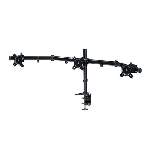 ●取付方法：クランプ式●外寸：幅1435×奥150×高577mm●重量：5．3kg●対応規格：VESAマウントインターフェイス規格75mm／100mm●対応サイズ：最大27インチ●取付可能な天板厚：10〜60mm●耐荷重：24kg●材質：マ...