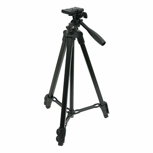 ●縮長：450mm●高：最大1320mm●重量：640g●脚径：17mm●スマートフォン対応サイズ：幅60〜90mm●脚段数：3段●材質：アルミ●三脚ケース付o29830