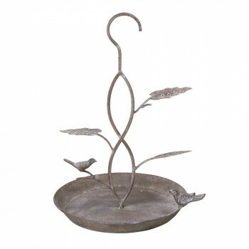 ※北海道・沖縄・離島への配送は、 別途送料がかかる場合がございますので、予めご了承くださいませ。 ご注文後3〜4営業日後の出荷となります お庭にやってきた小鳥の憩いの場所となります。※アンティークな風合いを出す為にキズや塗装の剥がれ、腐食加...