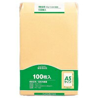 100枚入りの事務用封筒。・テープ無・規格：角6・入数：100枚・坪量：85g／・貼り合せ：センター・紙質：クラフト紙・