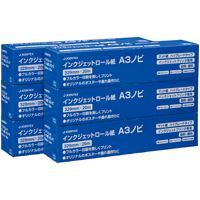 ポスターやたれ幕印刷に。マット紙タイプ。大量使用6本入り※ロール紙を箱から取り出さずにご使用ください。安定して回転するように軸が入っています。・インクジェット用紙（ロール紙）・業務用パック・坪量：99g／・紙厚：115μm・白色度：85％・...