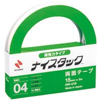 フックやネームプレートの取り付けにおすすめの超強力タイプ。・両面テープ・超強力タイプ・幅15mm×長2m・テープ厚：0．62mm・基材：アクリルフォーム・粘着剤：アクリル系・はく離紙目盛なし
