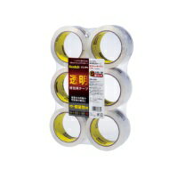 クリアでキレイな見た目！しっかり貼れる！仕上がりのキレイさと作業性を考慮したテープです。・PPテープ・軽・中梱包用・アクリル系粘着剤・重ね貼り・幅48mm、0．065mm厚・規格：テープ（6巻）・幅48mm×長50m