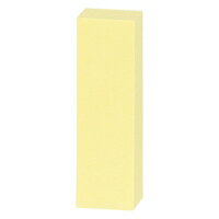 再生紙・ふせん・枚数100×5パッド・縦50×横15mm・色：イエロー・エコマーク商品