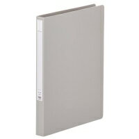 強力なヘビーデューティ金具の採用でパワフルにとじるレバー式ファイル。とじ具は抜け落ち防止の樹脂製カバー付き。・Z式ファイル・内ポケット無・規格：A4−S・収容数：160枚・背幅：25mm・色：グレー・材質：表紙＝ポリプロピレン