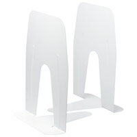 大型書籍やファイルにおすすめなA4ぴったりサイズのブックエンド。超特大サイズなので雑誌やA4ファイルもしっかりサポート！紙がへたることもありません。・ブックエンド・色：白・幅210×奥206×高297mm・1組入数：2個・材質：スチール1．...