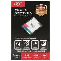 3層構造で静電抑制処理済の定番フィルム。・ホット・3層・静電抑制・サイズ：名刺判・サイズ：横60×縦95mm・入数：100枚・材質：PET、PE、EVA