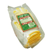 しなやかなエコノミータイプの軍手です。・1パック12双入・材質：本体＝綿、ポリエステル他 滑り止め部分＝ポリ塩化ビニル・全長：約235mm・中指の長さ：約80mm・