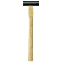 平らな面と中高面の二種の打撃面をもつ両口げんのう！釘を打ちこむときは平面で打ち、釘を面に打込む寸前に中高面で打込むと、木の表面に凹傷をつけません。・工具・げんのう・外形寸法：幅75×長300×厚22mm・質量：300g（頭部225g）・