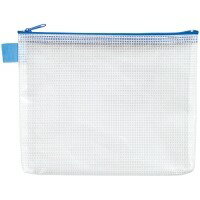 コピーなど印刷物がつかない非転写タイプ。・メッシュケース・マチ付・見出しなし・規格：B6・外形寸法：縦170×横210mm・内形寸法：155×195mm・色：青