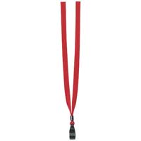 ひもを強く引っ張るとパーツが外れます。名札をかけたまま、自分に合ったひもの長さに調節が可能です。裏側にクリップがついているので、ポケットなどお好きな場所に固定できて便利。・吊り下げ名札・替ひも・色：赤・ひもの長さ：約90cm・ひもの幅：約1...