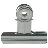 100％ステンレス製なのでサビに強い！台所などの水回り、屋外、医療機関、飲食店、工場などでの使用におススメです。・目玉クリップ・種別：大・口幅：65mm・入数：10個・とじ枚数：約150枚・材質：ステンレス（SUS304）・