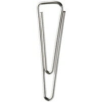 ★詳細はCLICKタとじやすいシルバー色のV型ゼムクリップ。三角形状の底辺部分が書類にフィットしてずれにくい。先端がV型なのでとじやすい。●ゼムクリップ●規格：大●入数：500個●色：シルバー●材質：スチール、ニッケルメッキ●紙箱入（箱内P...