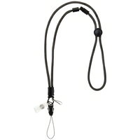 ★詳細はCLICKタ鍵、携帯電話、小型カメラ、USBメモリー等、様々なものを吊下げることができるストラップです。多機能な3つの吊下げパーツ付。●色：黒●安全パーツ付●ひもの長さ：85cm●材質：脱着パーツ＝POM、バンド＝PE樹脂、フック＝...
