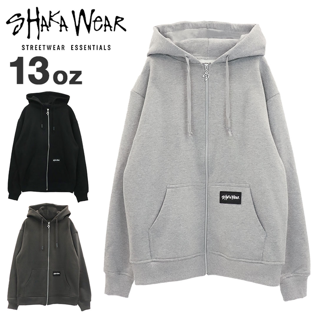アイテム詳細ブランドShaka Wear(シャカウェア)商品名Essential Super Heavyweight Zip Hoodieアイテムパーカー・トレーナー素材コットン60%/ポリエステル40%カラー1.Black(ブラック/黒)...