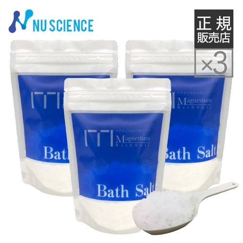 ブランド名 ニュー・サイエンス 商品名 マグネシウム入浴剤 内容量 600g×3 使用方法 ご家庭のお風呂のお湯（約180〜200リットル）に添付のスプーン2杯（約50g）を入れ、よくかき混ぜてご入浴ください。 ご使用上の注意 ・皮膚あるい...