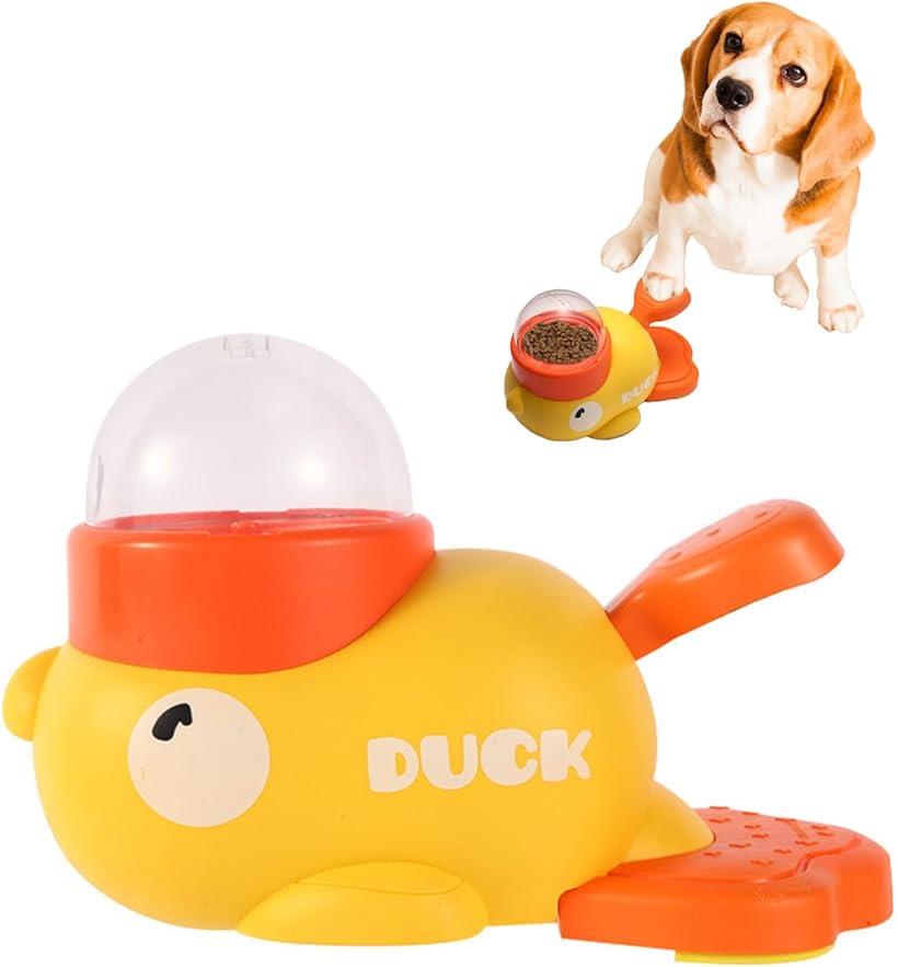 商品コード2bufjq22og商品名ペット 給餌おもちゃ 犬 猫 自動給餌器 黄色のアヒル おやつ おもちゃ 餌やり機 知育玩具 犬早食い防止 自分で遊び 餌入れ フィーダ 留守番 給餌容器 ペット用品ブランドKanesuki早食い防止: ...