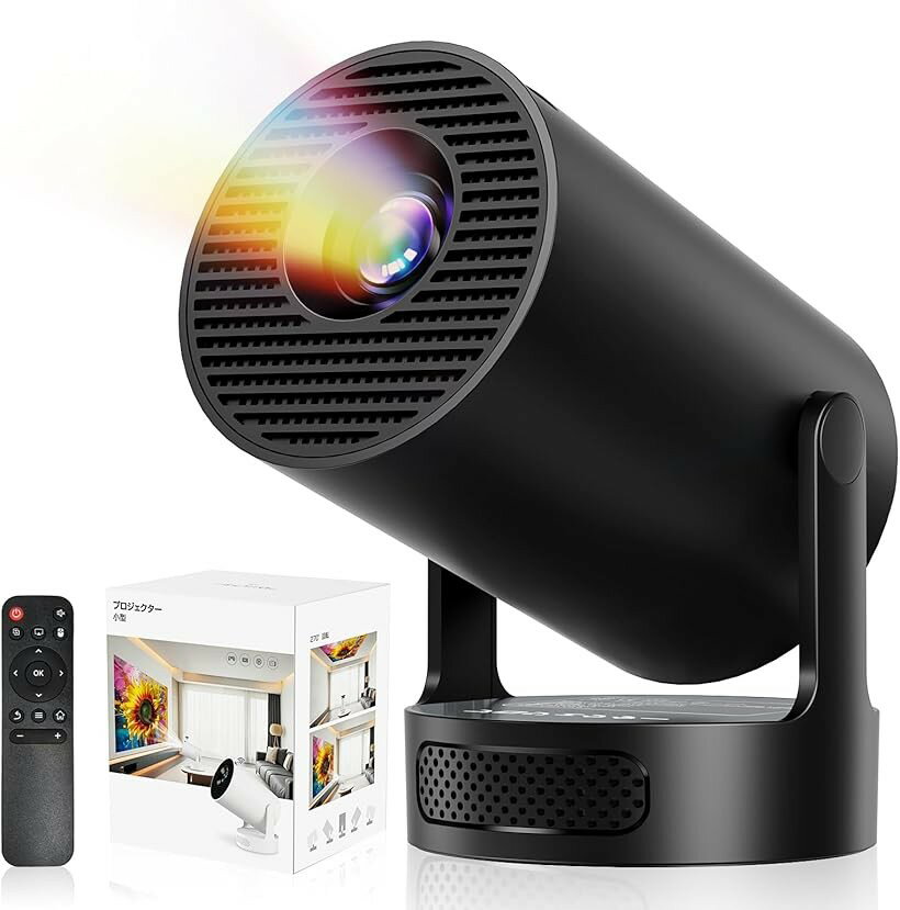 バリエーションコード : 2br1pvju5i商品コード2buschn1rc商品名プロジェクター 家庭用 超小型 2026アップグレード版Android TV14.0搭載＆388g史上最軽＆HiFi外部スピーカー30000LM 1080P ...
