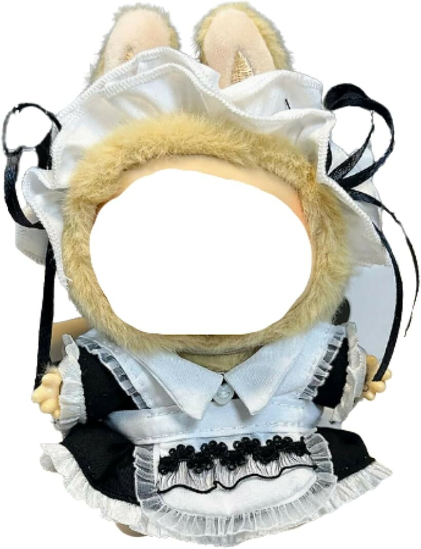 商品コード2br6g9khvh商品名ラブブ用 服 メイド服 ぬいぐるみ 服 17cmブランドAXLUCEラブブ用のメイド服です。おしゃれに着せ替えれば、写真撮影やお出かけがもっと楽しくなります。SNS映え間違いなしの可愛さで、つい持ち歩きた...