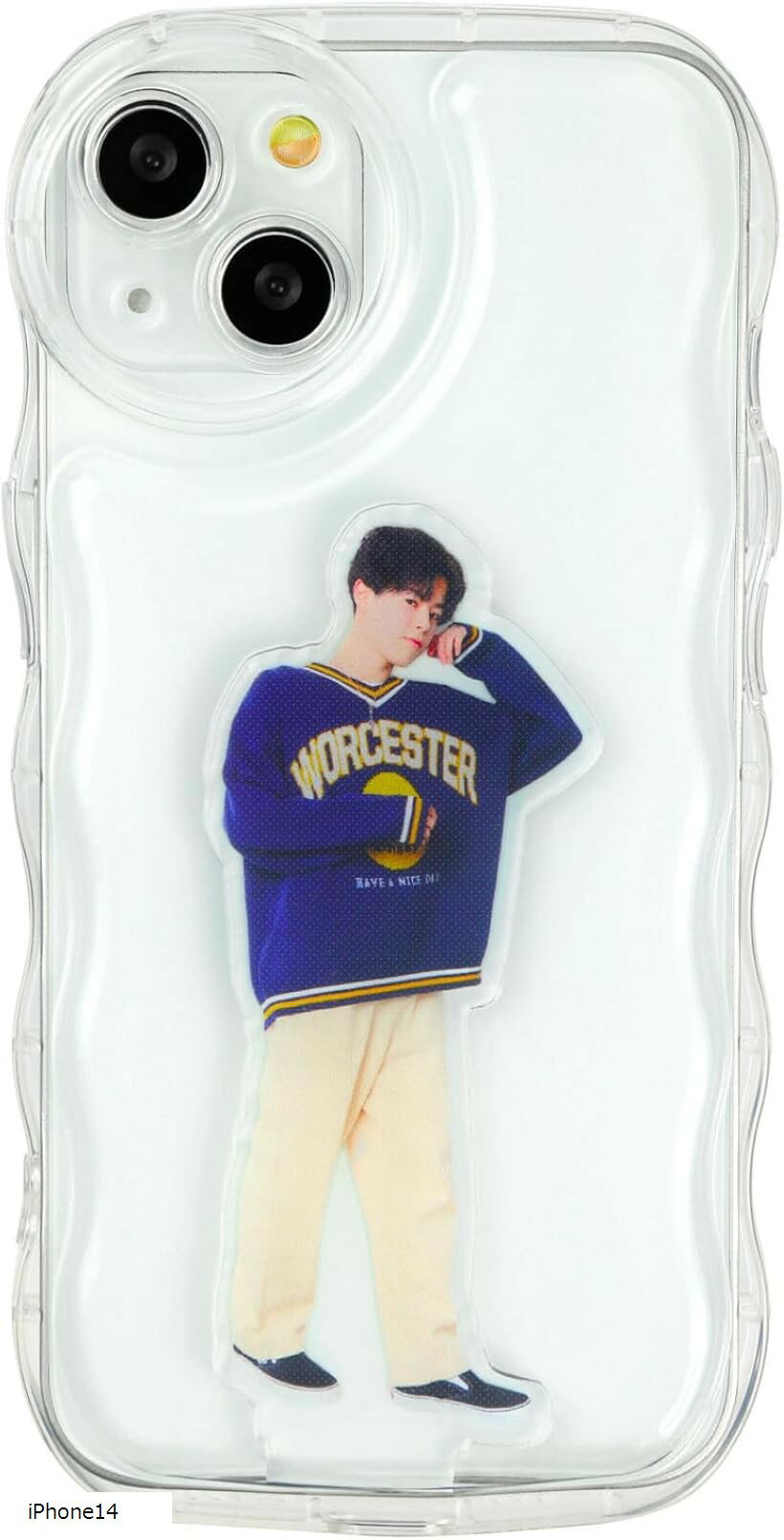 バリエーションコード : 2b92hfxour商品コード2b9i243r84商品名アクスタが入る iPhoneケース 《SNSで話題》シャカシャカケース スマホケース うねうね ウェーブ クリアケース iphoneブランド竹下工房カラーcl...