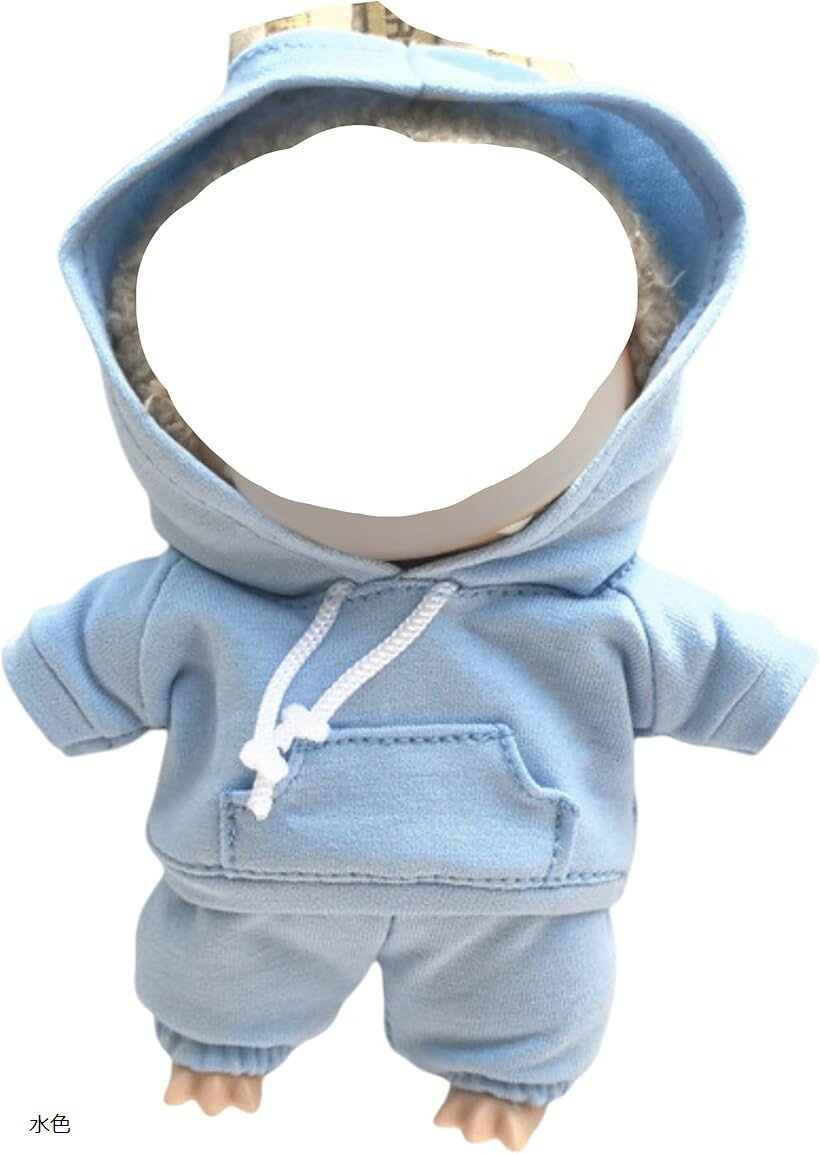 バリエーションコード : 2buwts9i2w商品コード2buwtlyt0k商品名ラブブ専用 服 パーカー パンツ ぬいぐるみ 服 Labubu専用ブランドAXLUCEカラー水色ラブブ専用のパーカー・パンツセットは、ハンドメイド感あふれるお...