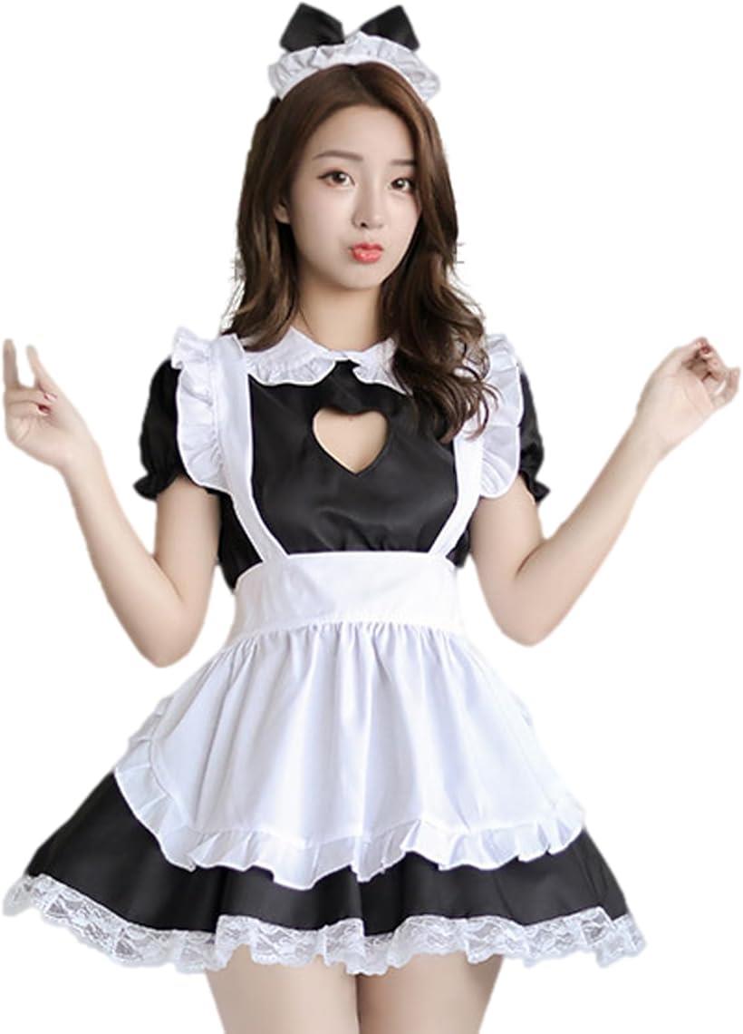 商品コード2b9u82gi8f商品名メイド服 コスプレ ハロウィン 仮装 ロリータ 3点セット ワンピース エプロン ネコ耳カチューシャ フリーサイズブランドTUISKUカラーブラックコスプレ衣装として定番のメイド服に猫耳カチューシャがつい...