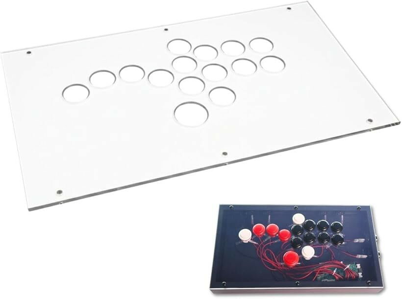 商品コード2brigtg2h3商品名F10 シリーズ対応 カスタム 透明 アクリルパネル 天板 交換用トップカバー あなただけの オリジナル デザイン アケコン ホール位置加工済み 製作用 簡単交換 DIYブランドFightBoxカラーホワ...